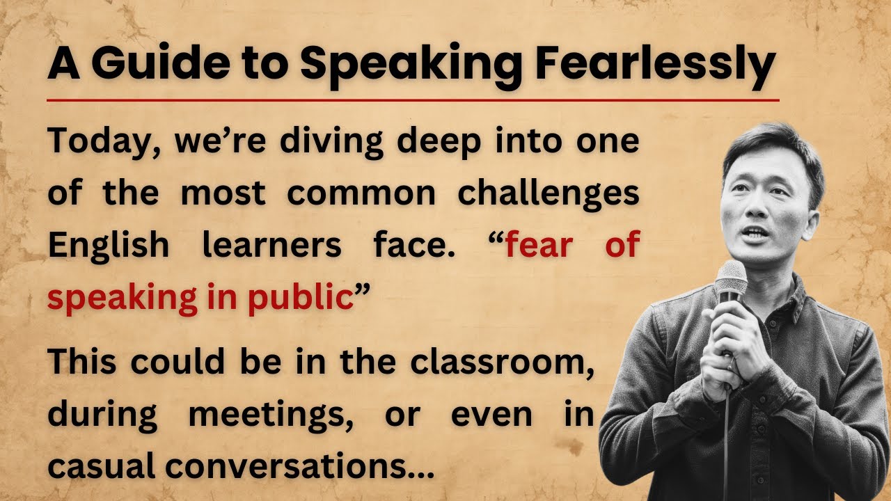 A Guide to Speak English Fearlessly ( Overcome Your Fear ) | Improve ...