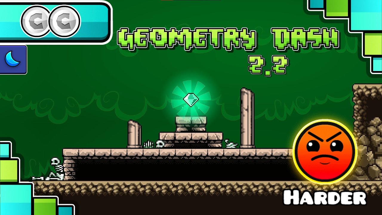 Geometry Dash 2.2 | Plat. | "The Power Gem" By Castreko 2(C)_100% - YouTube