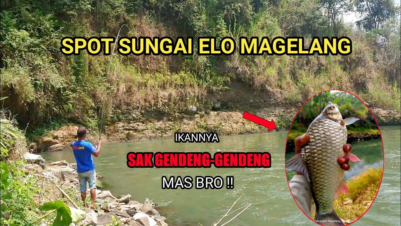 SPOT SEJUTA UMAT!! MANCING DI SUNGAI ELO FINISH RAFTING "CITRA ELO ...