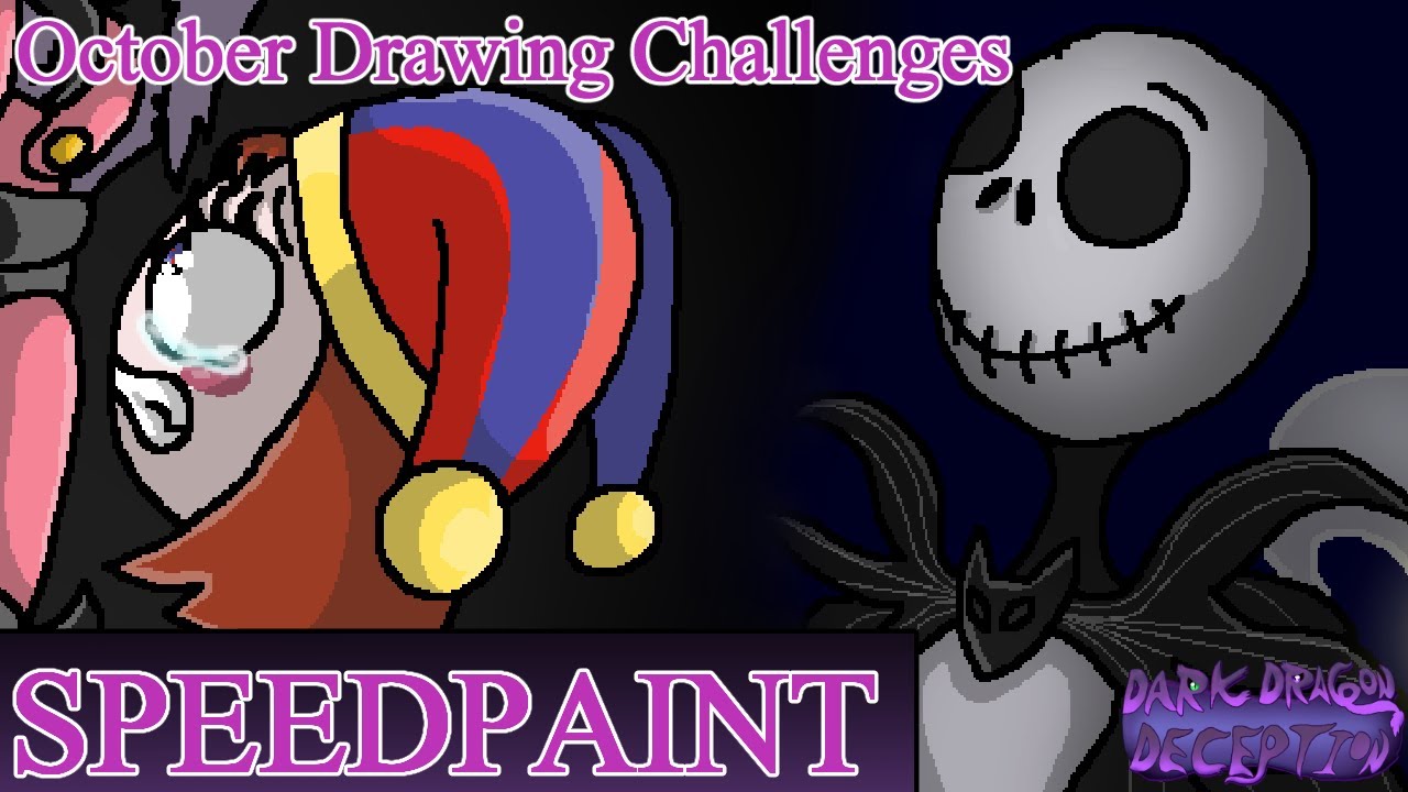 Speedpaint - OCTOBER 2023 DRAWING CHALLENGES FINALE! (The Amazing ...