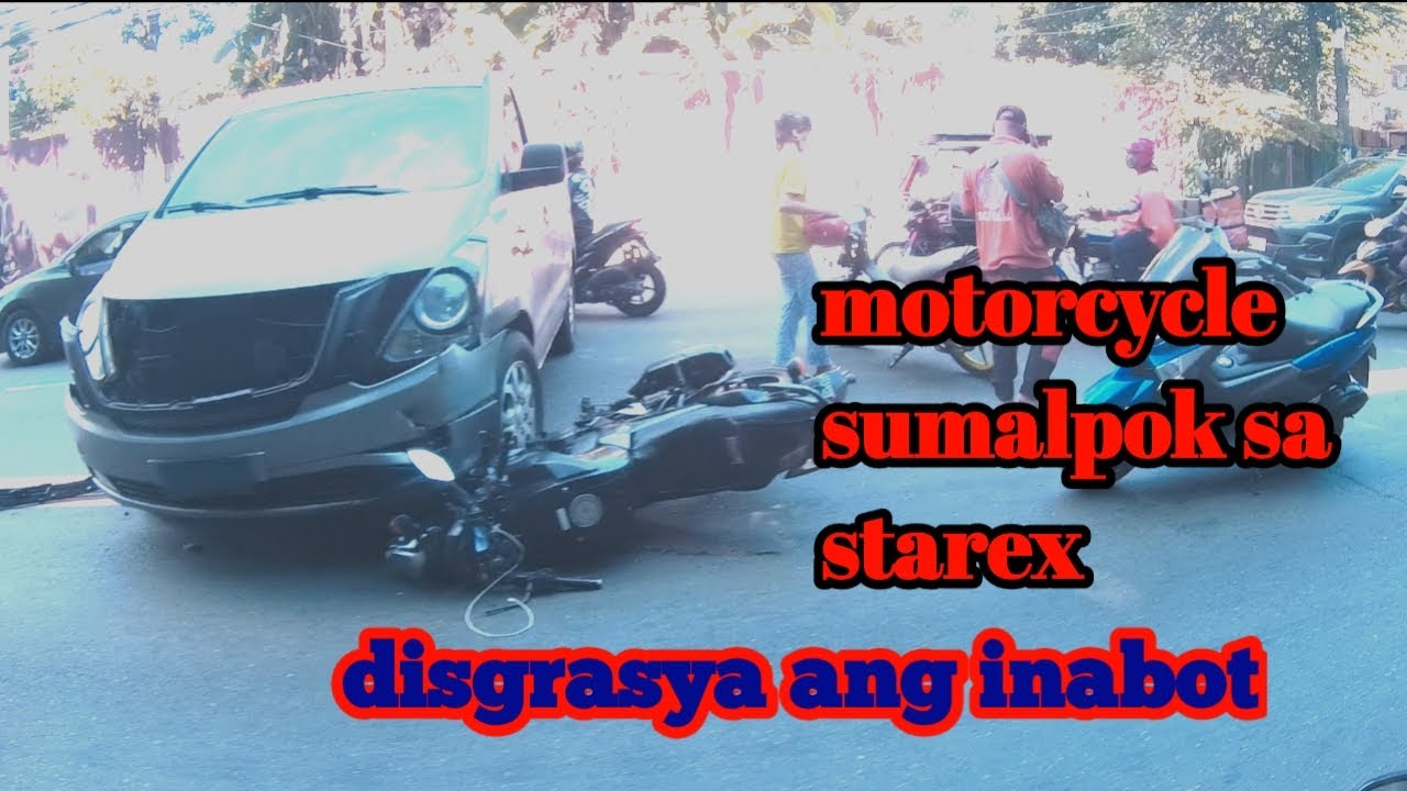 Mag ingat lagi para iwas disgrasya...Motor sumalpok sa starex / JONICS ...