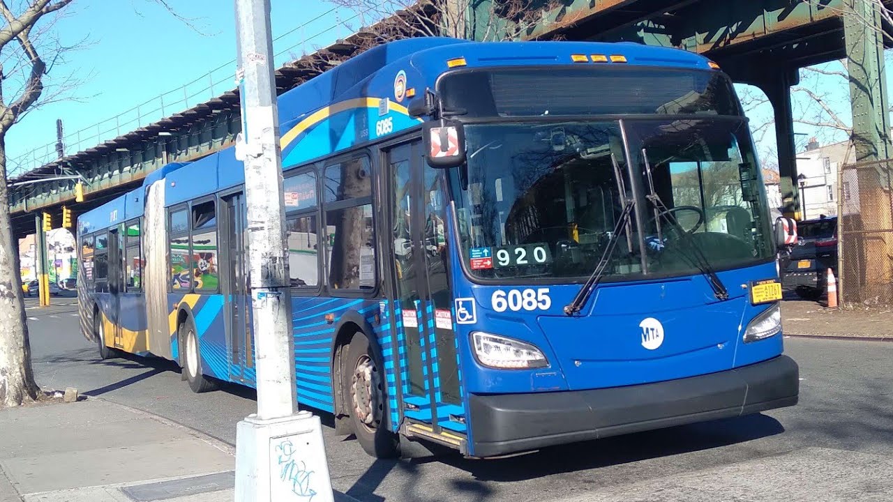 MTA NYCT On-board: 2017 New Flyer XD60 Xcelsior Articulated [6085] Q44 ...