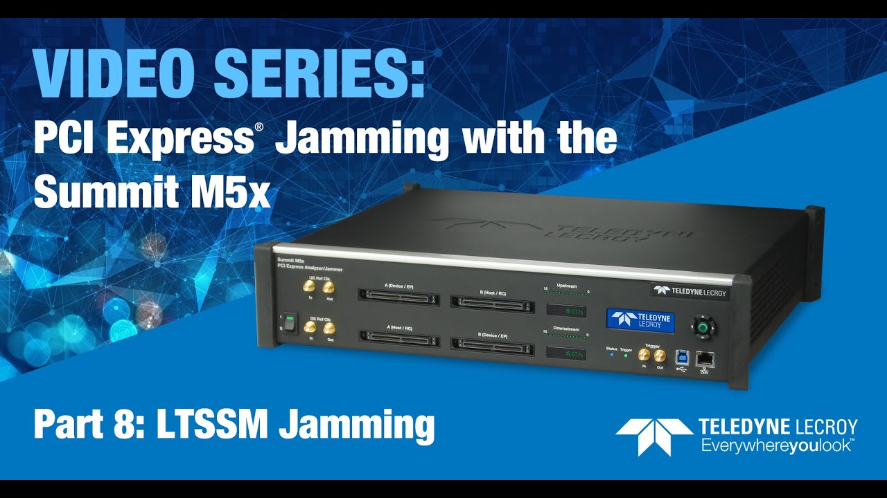 Summit M5x Jammer Part 8 - Example 5 - LTSSM Jamming - YouTube