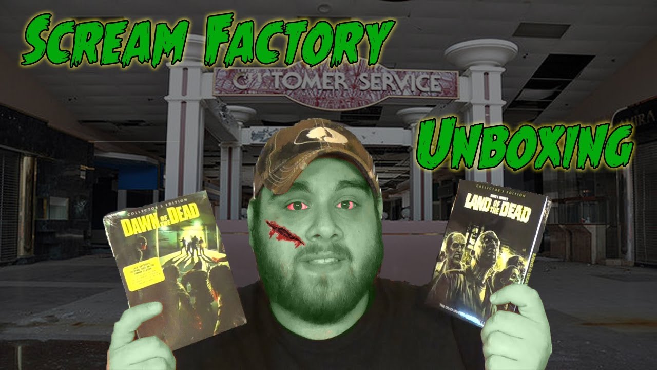 SCREAM FACTORY UNBOXING! Dawn of the Dead/ Land of the Dead - YouTube