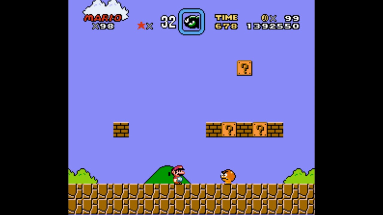 SMW Custom Music - Super Mario Bros. 1 - Overworld - YouTube