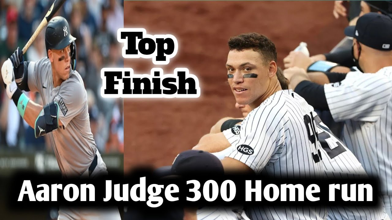 Aaron Judge 300 Home Run Finish || A Towering Force In Baseball - YouTube