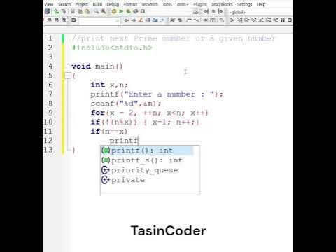 No. 14 Print Next Prime number of a given number in C | Print Next ...