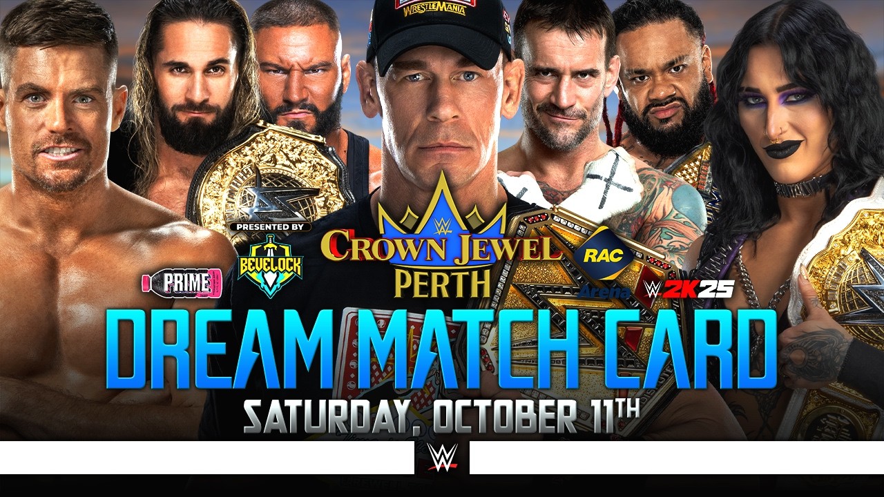 WWE Crown Jewel 2025 Perth - Dream Match Card - YouTube