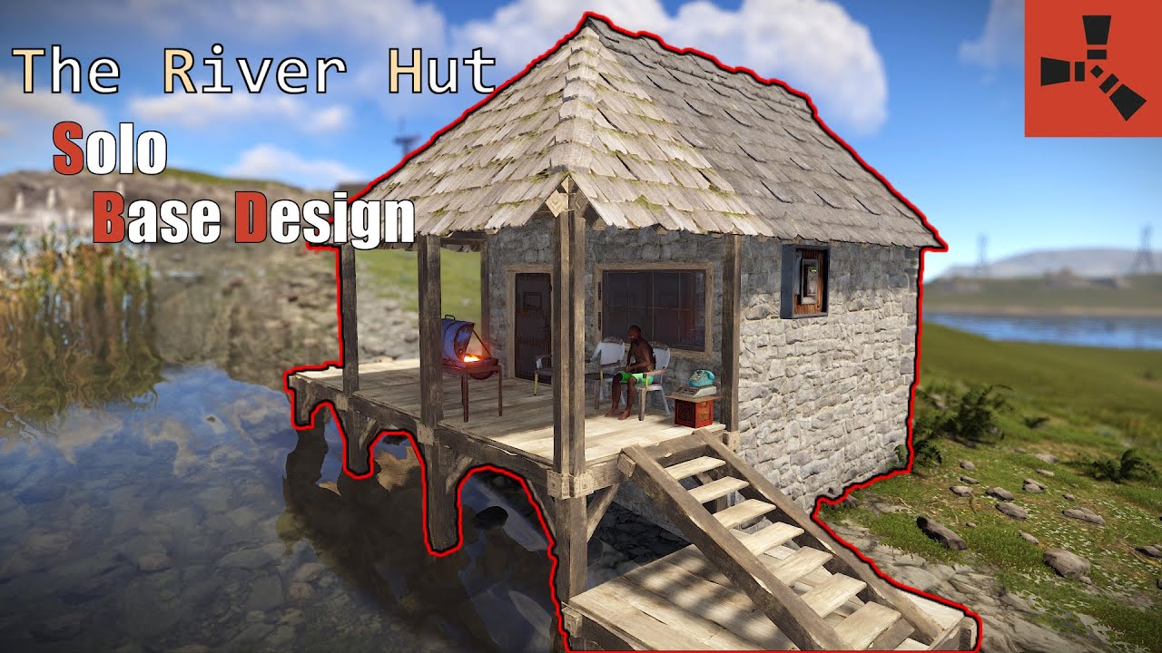 "The River Hut" - Solo/Duo Rust Base design 2023 - YouTube