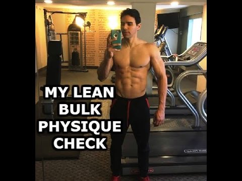 Lean Bulk Physique Update - YouTube