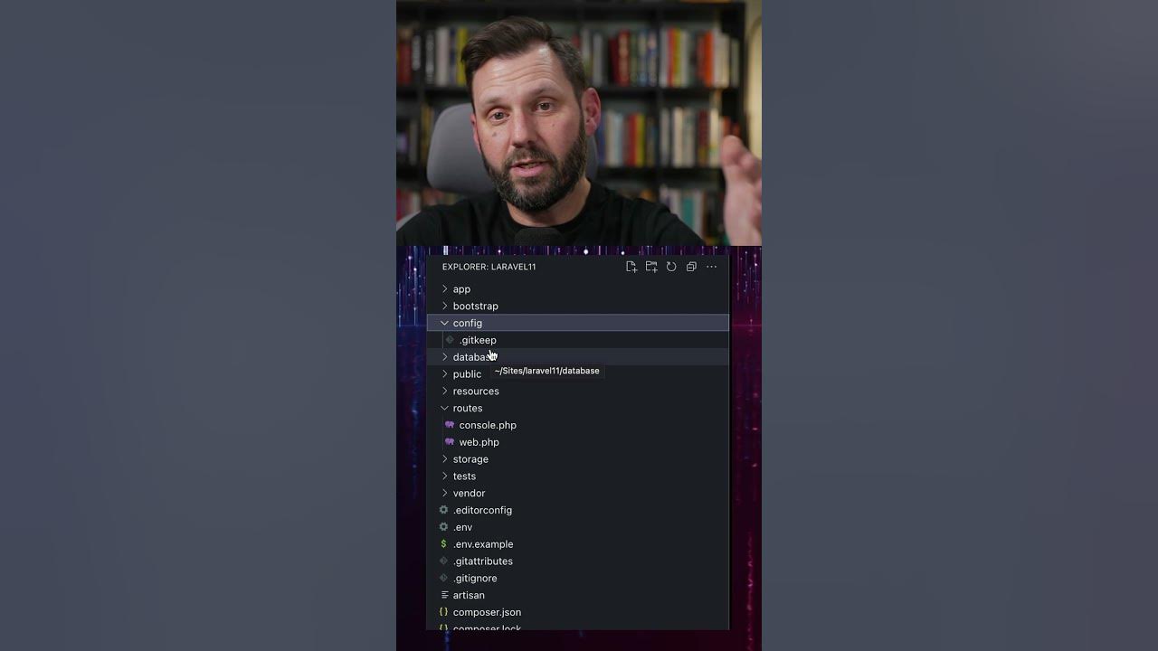 Laravel 11 will come with a new streamlined config directory with zero files in it! - YouTube