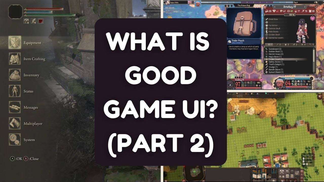 What is good UI? 🌞PART 2 | game dev learns UI UX - YouTube