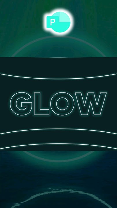 Cool GLOWING text ANIMATION in PowerPoint. #tutorial #powerpointanimation #powerpoint - YouTube