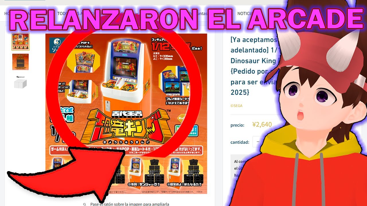RELANZARON la MAQUINA ARCADE de DINO REY😱SE ACERCA ALGO?⚡it ...