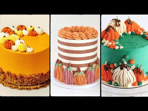 AMAZING PUMPKIN CAKE IDEAS || EASY PUMPKIN CAKE RECIPE - YouTube