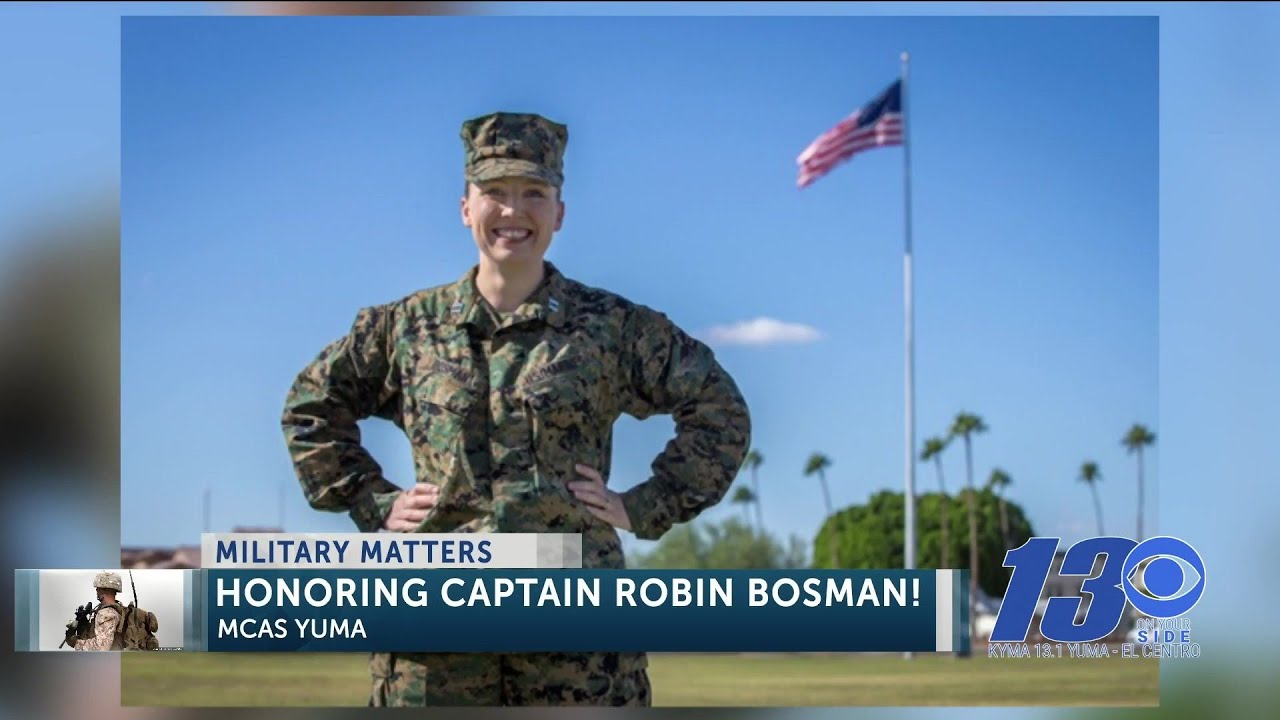 Military Matters: Honoring Capt. Robin Bosman - YouTube