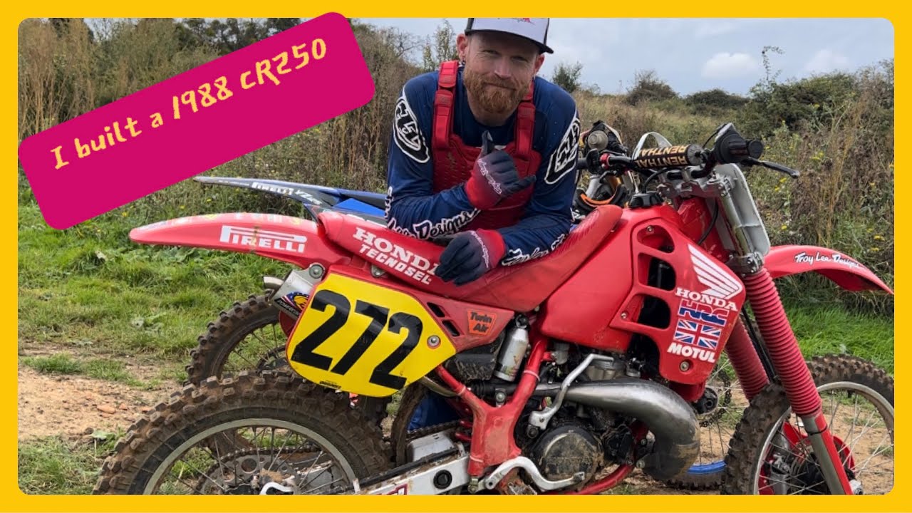 I bought and rebuilt a 1988 Honda CR250 .. will it run..? - YouTube