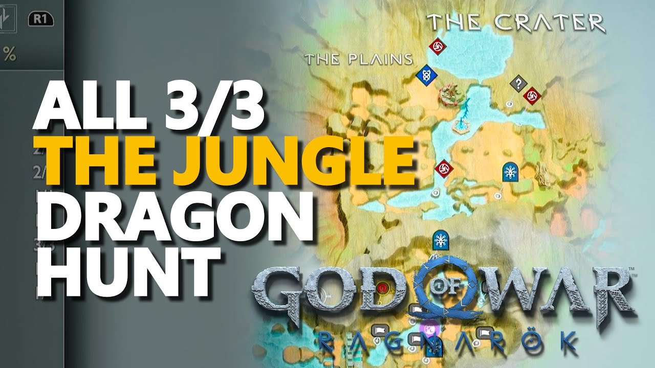 All The Jungle Dragon Hunt God Of War Ragnarok - YouTube
