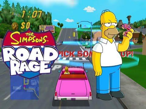 Simpsons: Road Rage - Homer - YouTube