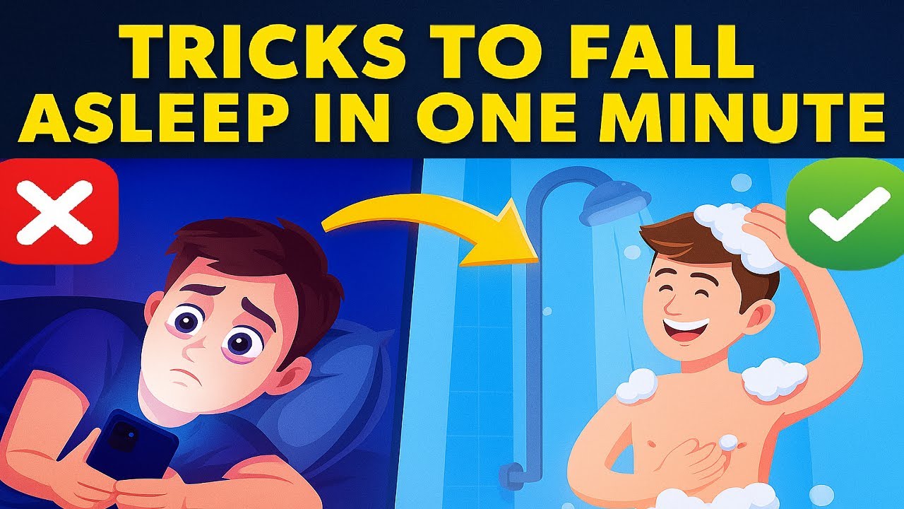 TOP TRICKS ON HOW TO FALL ASLEEP QUICKLY! 😱 - YouTube
