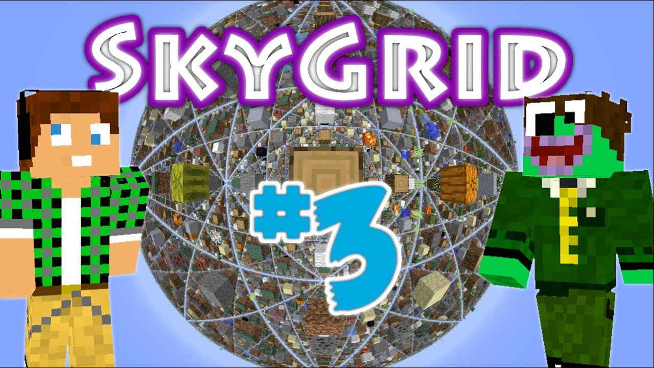 Minecraft SkyGrid Survival Map #3 (z K@milosem) - YouTube