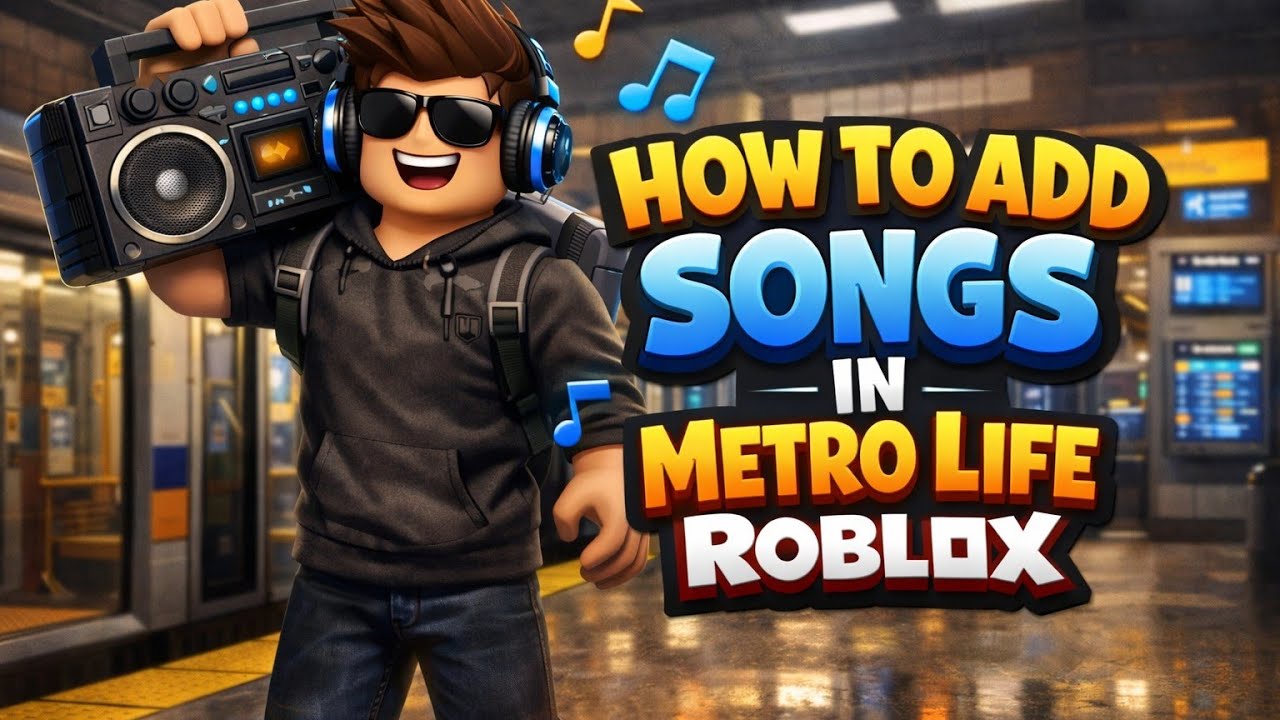 How To Add Songs in Metro Life Roblox 🎶 | Music Code Guide - YouTube