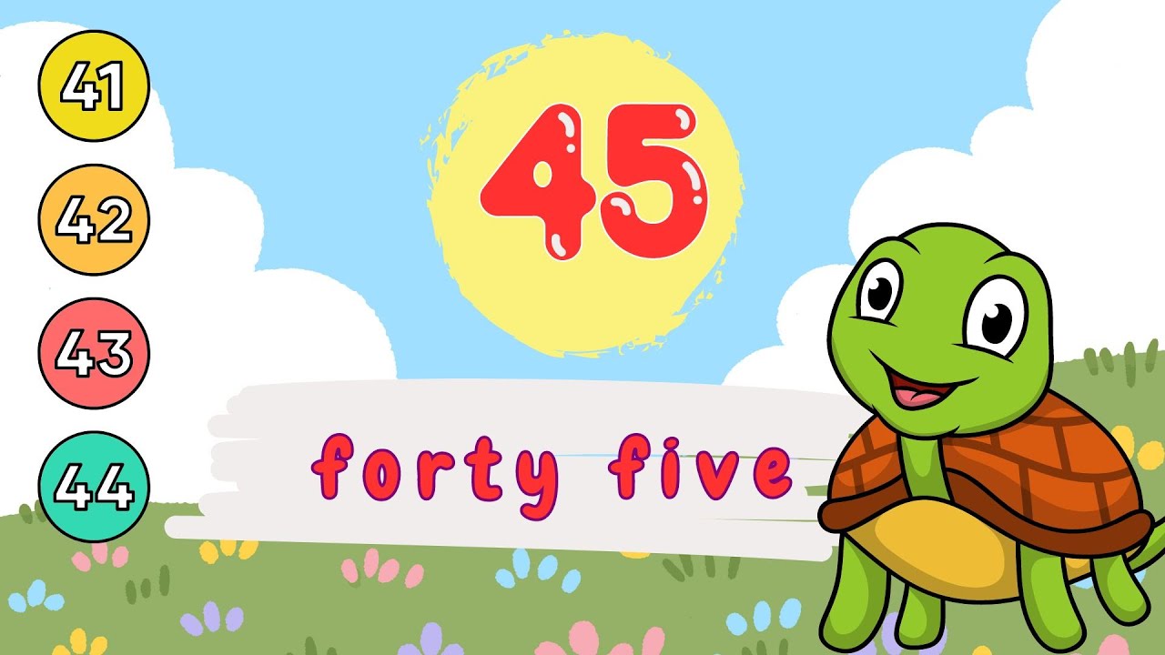 Counting 41 to 50 | Counting and Number Names for Kids | Video for Kids ...
