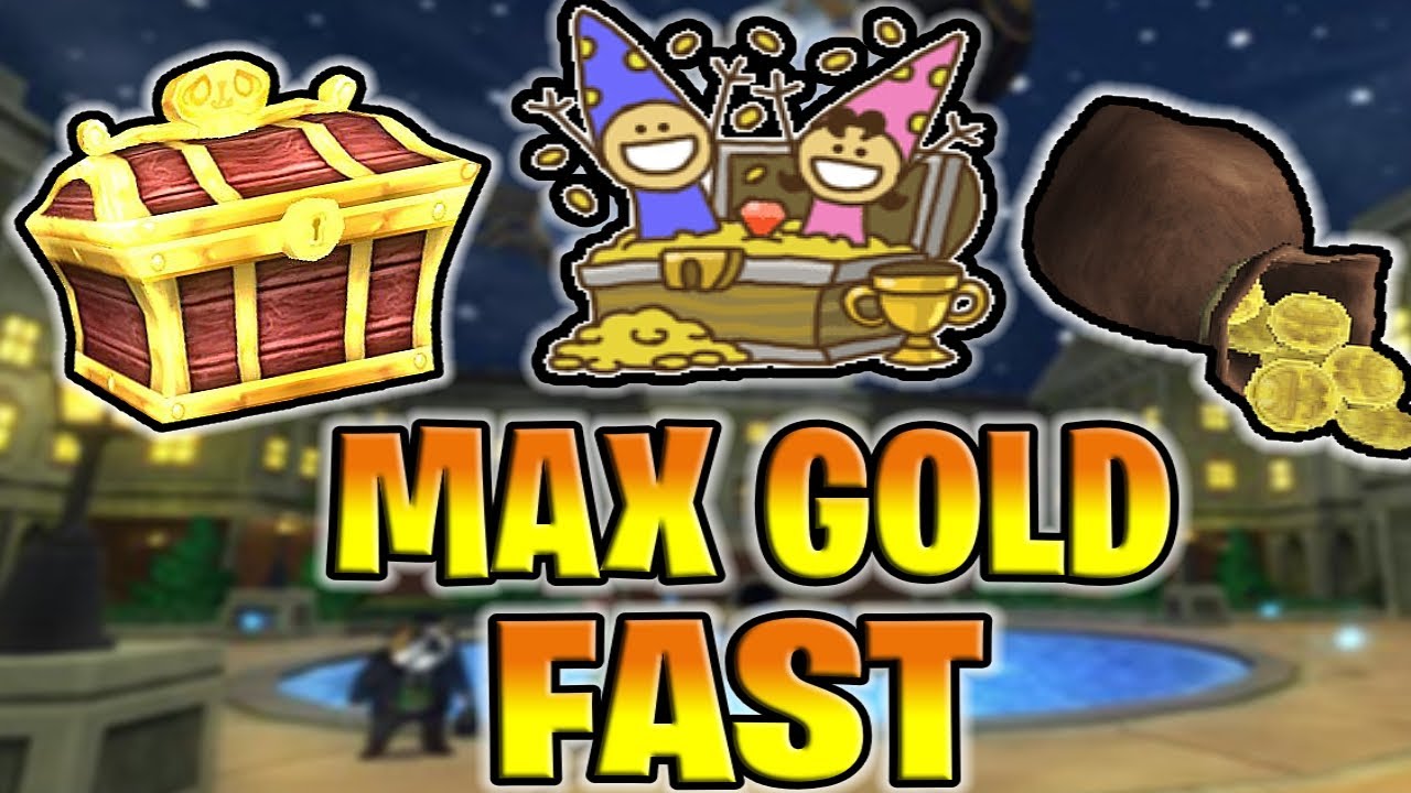 Wizard101: How to Get TONS of GOLD FAST! - YouTube