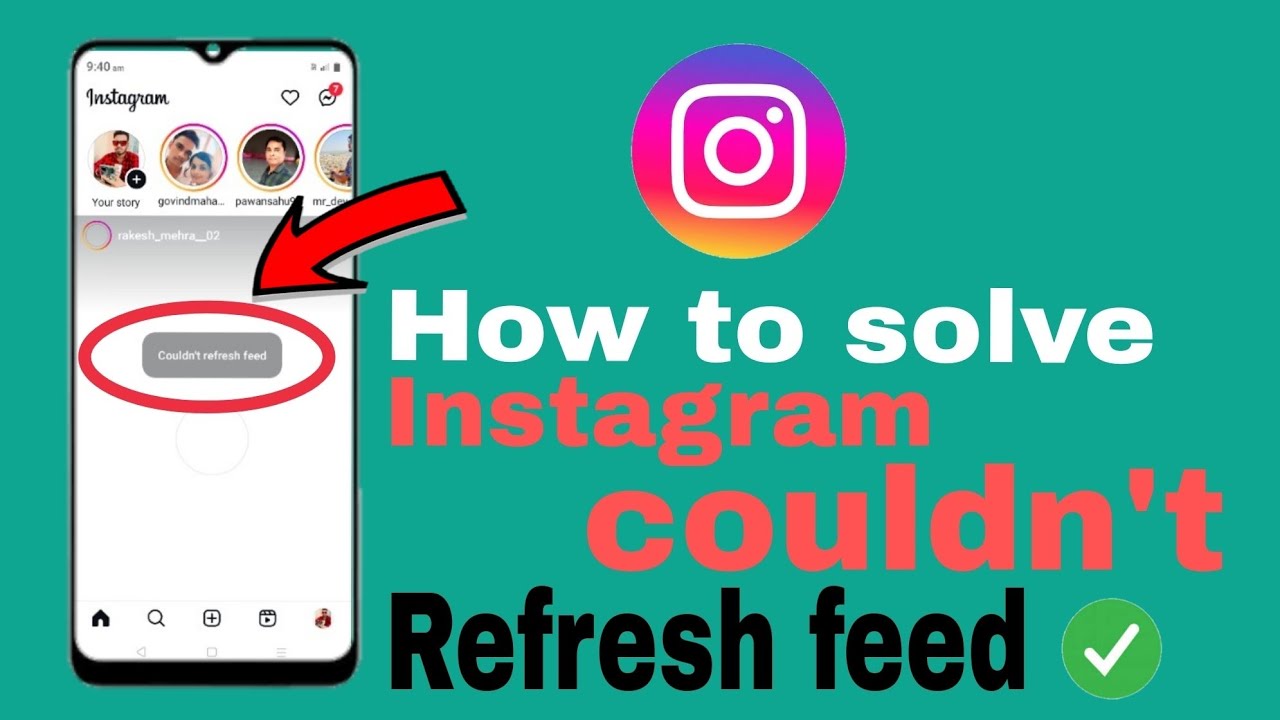 How to fix instagram couldn't refresh feed androidHow To Solve Couldn't ...