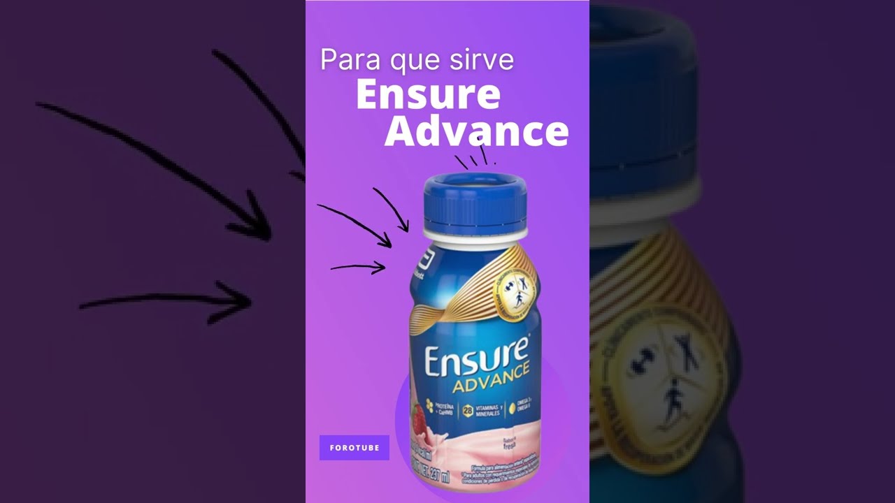 Ensure Advance para que sirve 💊 - ForoTube - YouTube