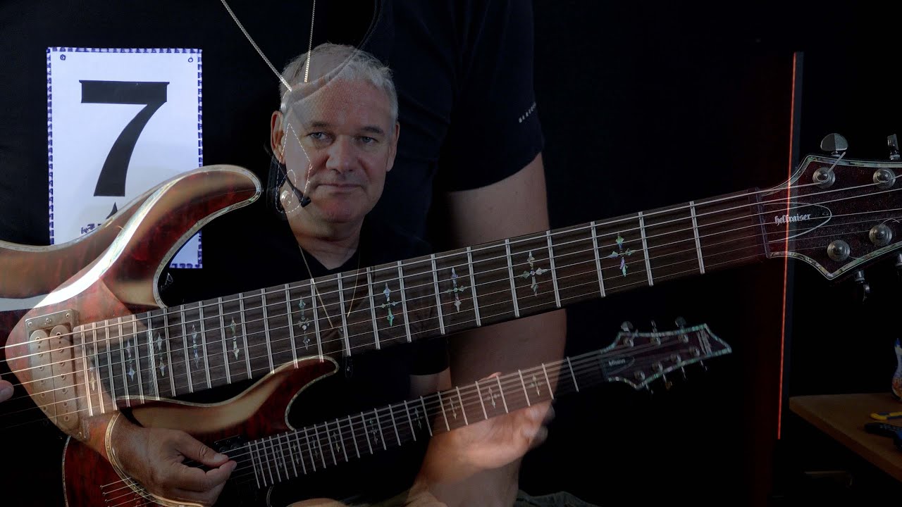 7 String Rock Guitar Riff - YouTube
