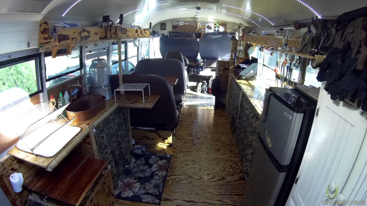 Our $1850 skoolie/ bus conversion / tiny home remodel - YouTube