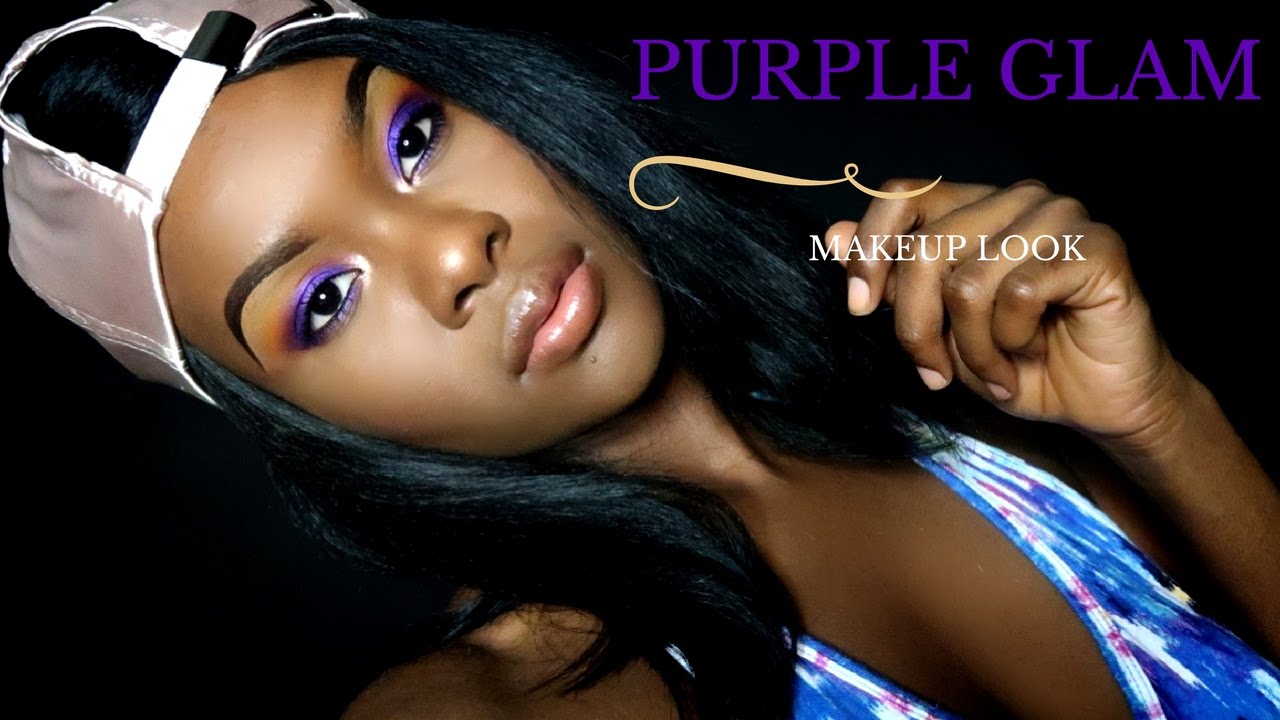 Purple Glam Makeup Tutorial Youtube