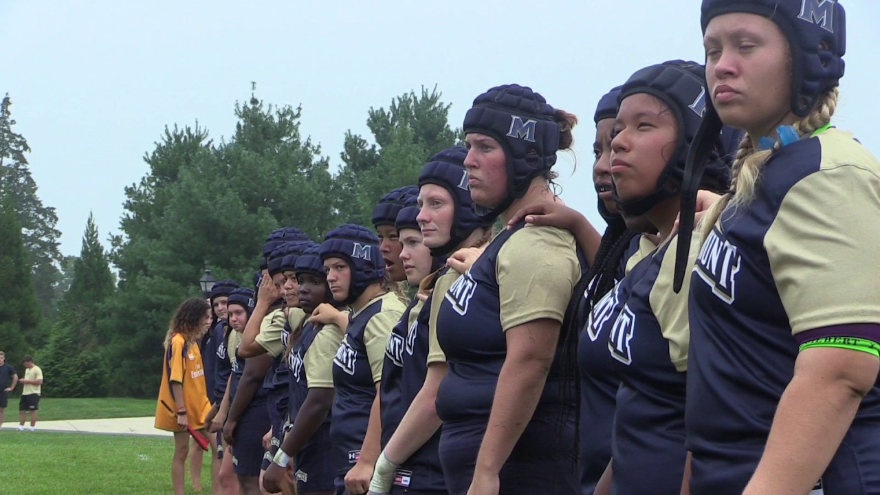 Mount St. Mary's Women's Rugby vs. Sacred Heart - YouTube