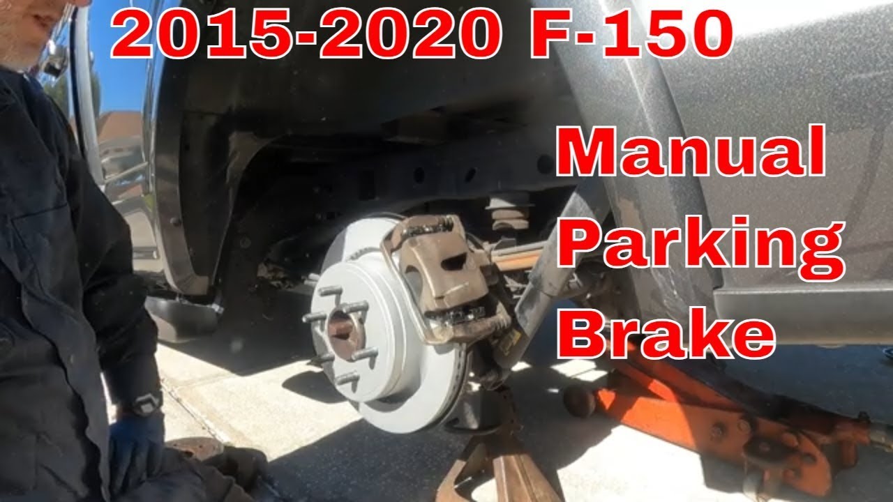 2015 to 2020 F150 Rear Brakes Replacement Manual Parking Brake with all ...