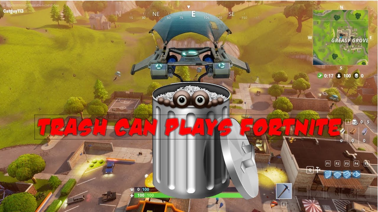 FORTNITE (solo) - Lets play with hugoslop the trash can - YouTube