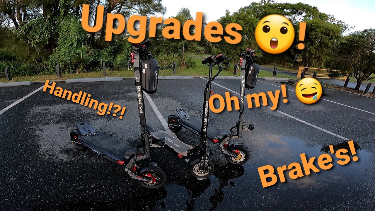 E- scooter Upgrades and Safety habits ! - YouTube