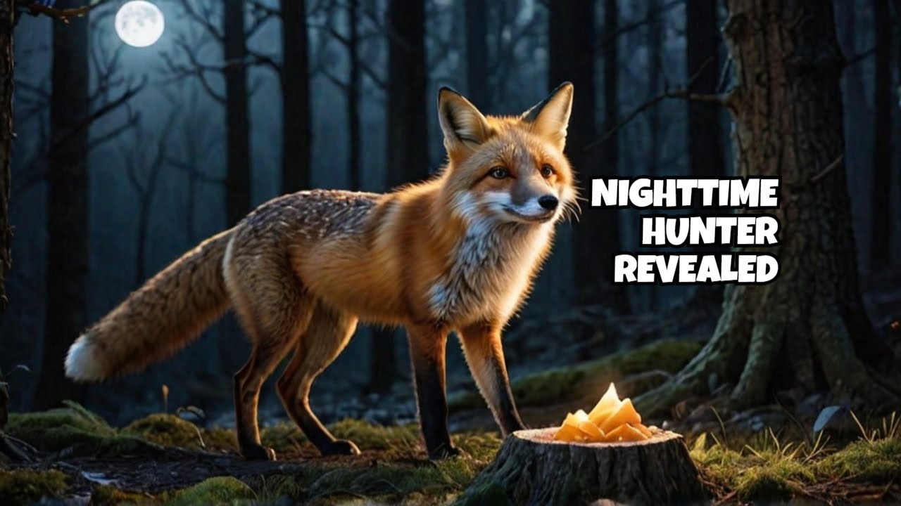 “Stunning Fox Feast: Midnight Snack Captured on Bird Camera!” - YouTube