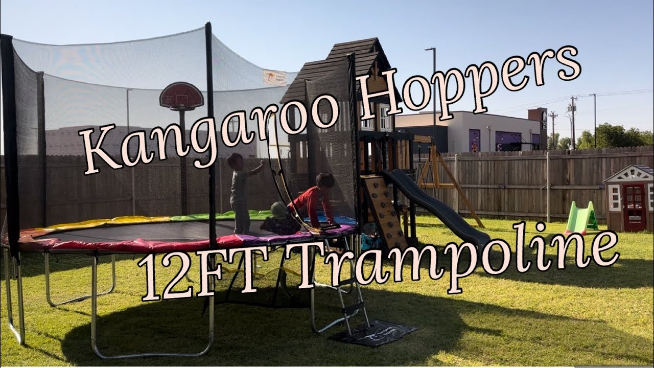 Unboxing & Assembly | Kangaroo Hoppers 1500LBS 12FT | Trampoline ...