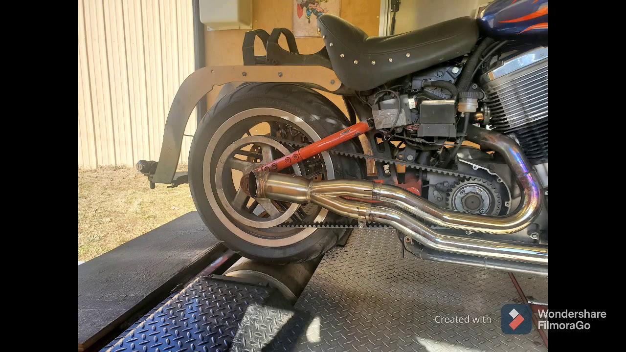 Victory Motorcycle Exhaust Collector Testing - YouTube