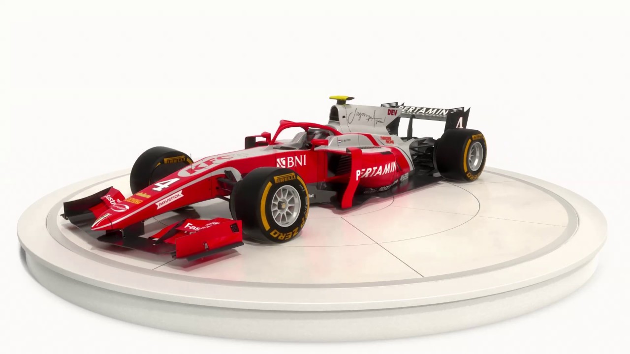 Pertamina Prema Theodore Racing Formula 2 Season 2018 Race Car 3D model ...