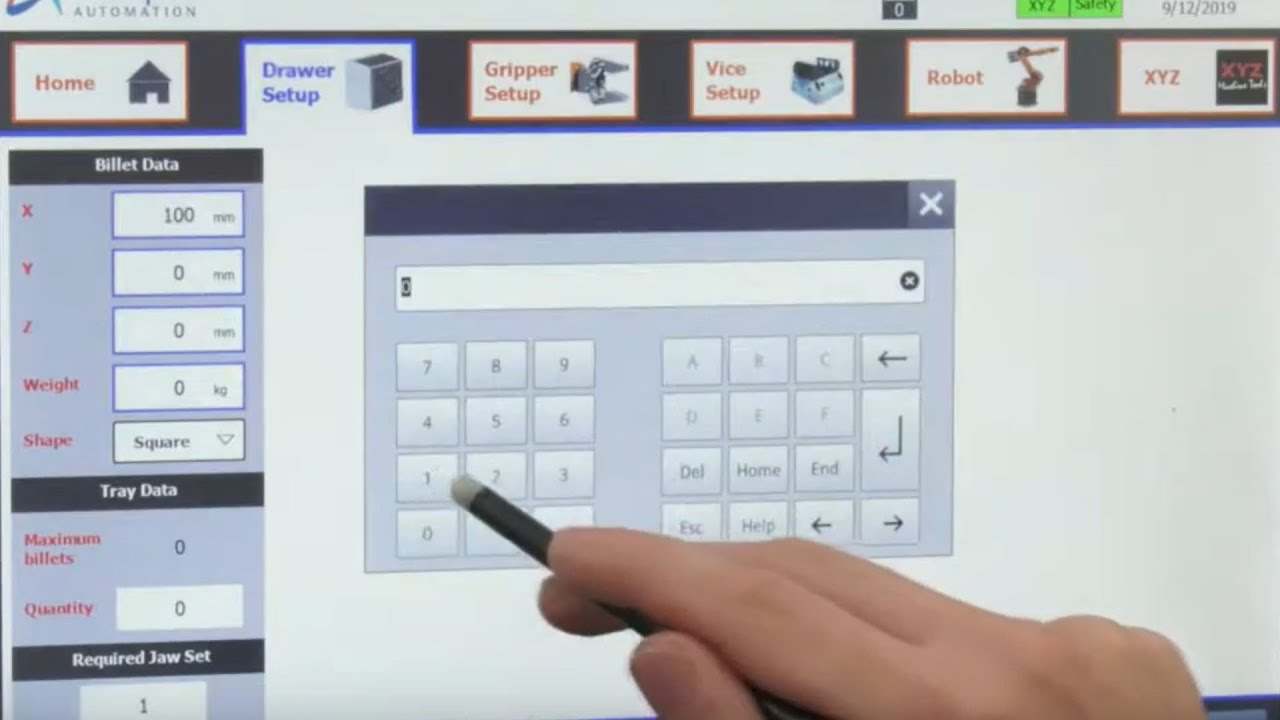 The simplest automation from XYZ machine tools - YouTube