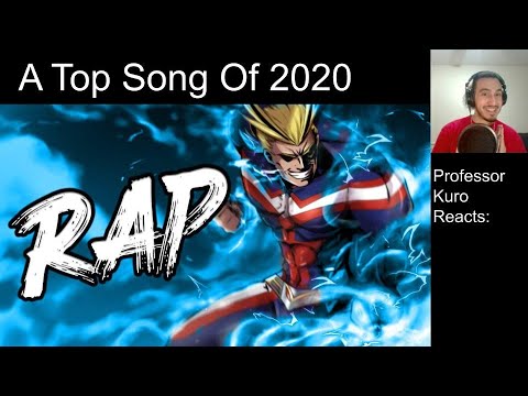 ALL MIGHT RAP SONG REACTION | \