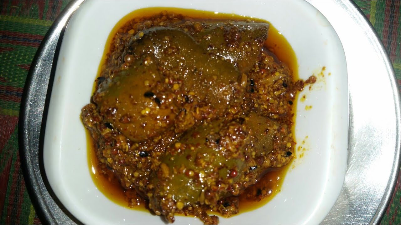 Traditional homemade keri achar recipe |||| By Ansharah Abdul Samad ...