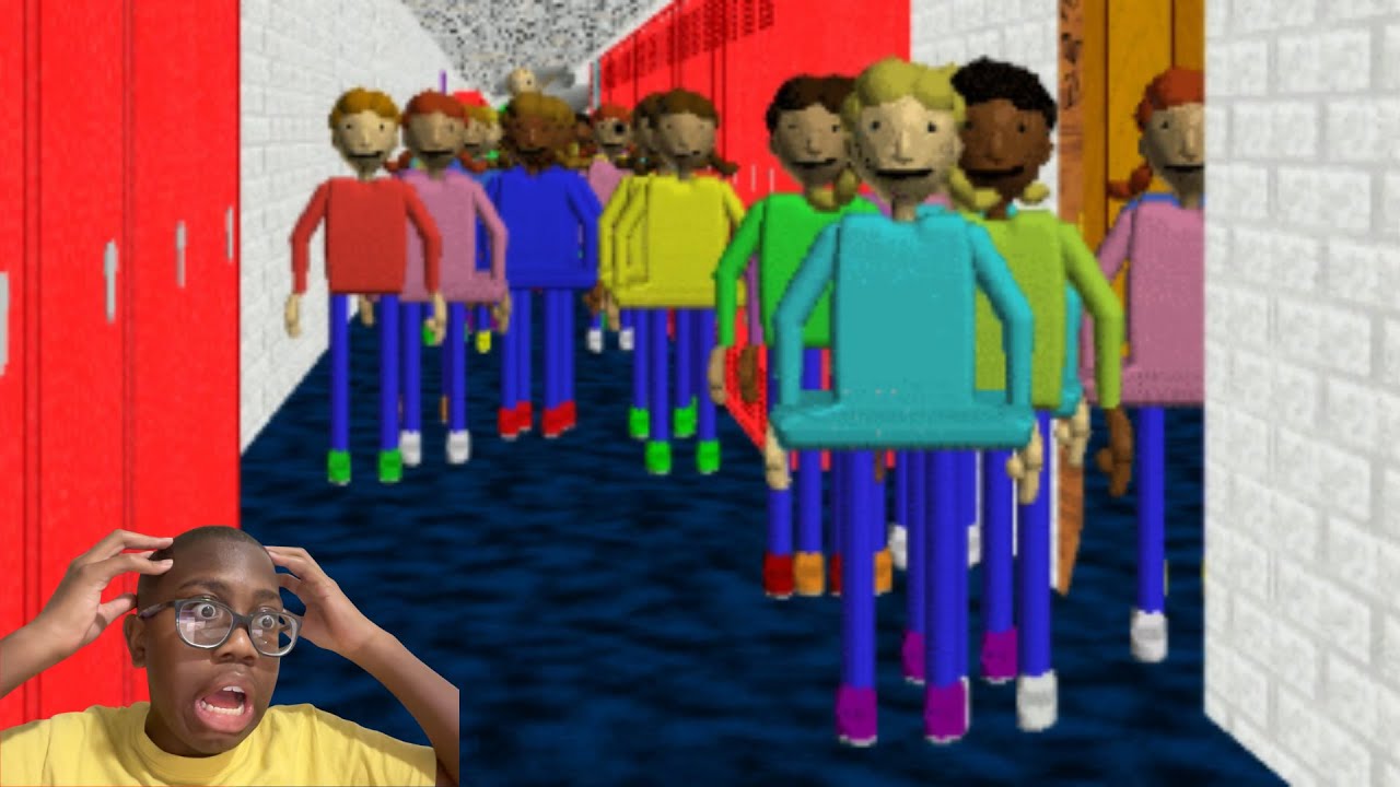 SO MANY STUDENTS! Baldi's Basics Plus #2 (REMASTERED) - YouTube