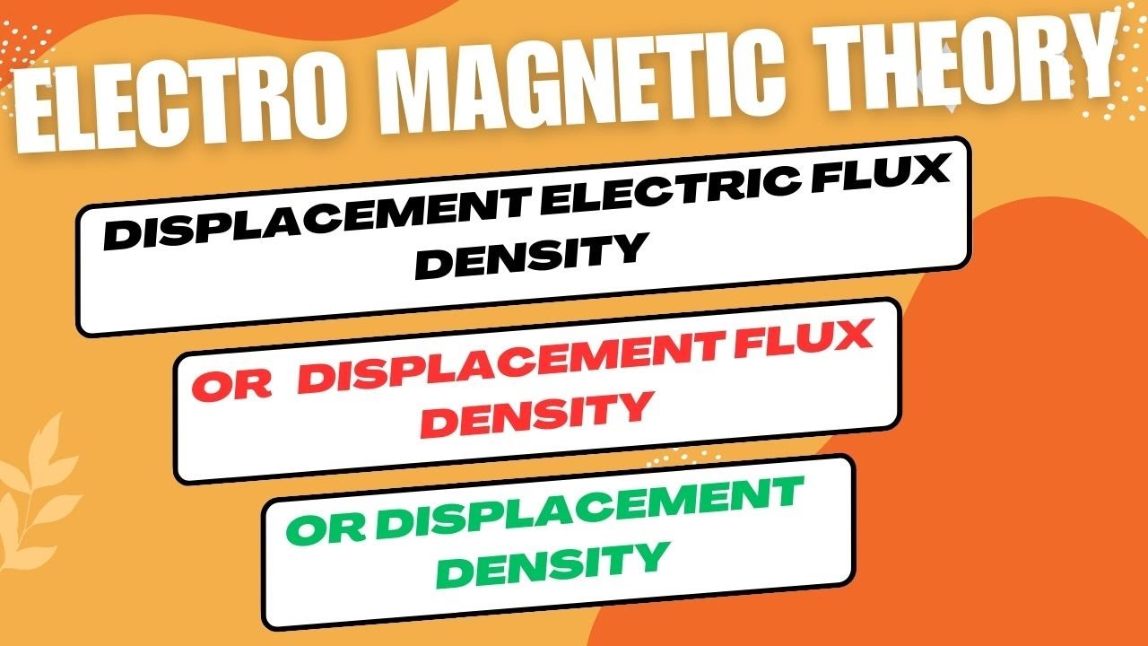 Displacement Electric Flux Density or Displacement Density - YouTube