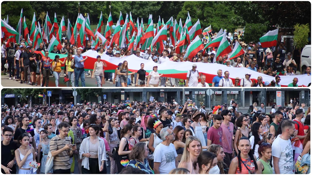 Най-интересните и най-интересното от Sofia Pride и Шествието за семейството - YouTube