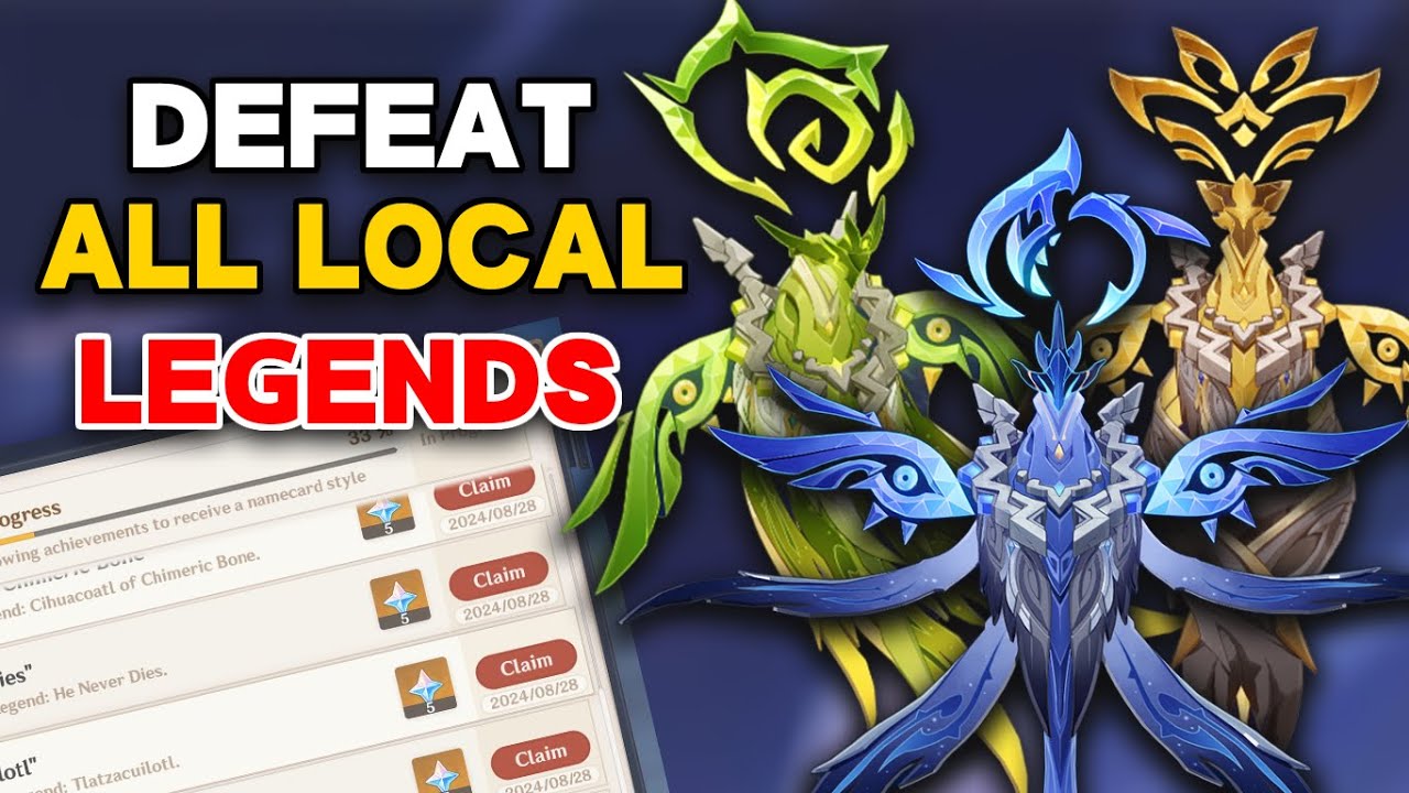 How to defeat all Natlan Local Legends Guide | Genshin Impact 5.0 - YouTube