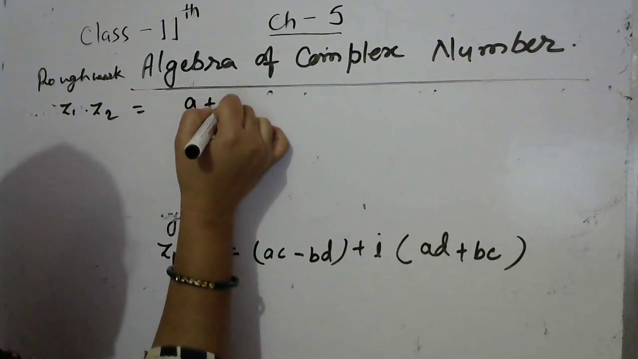 Complex number Class XIth (algebra of complex no., addition, div ...