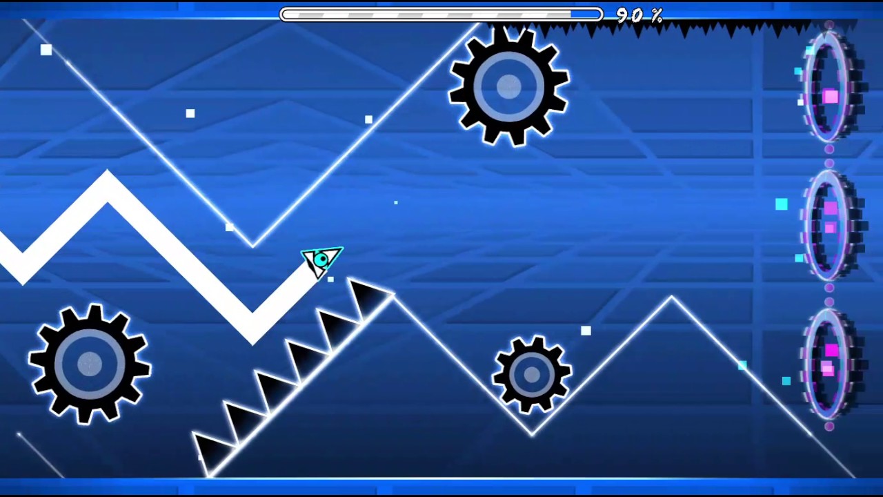 Geometry Dash Sonic Wave LDM Preview - YouTube